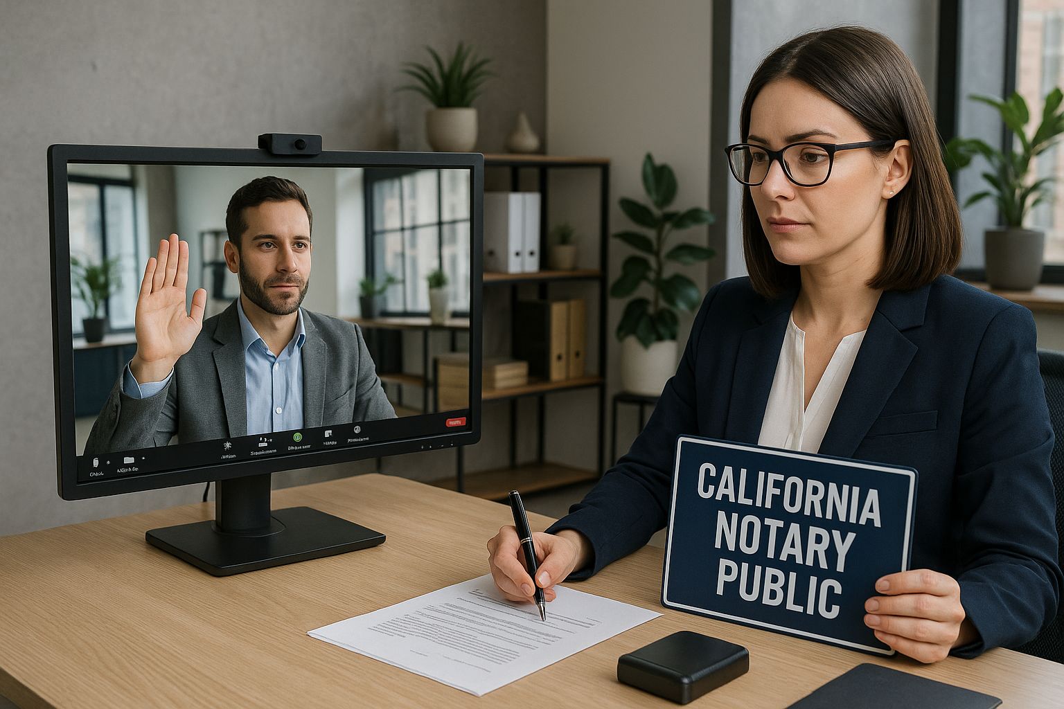 California Notary Public Remote Oath Zoom Deposition | Swearing in a ...