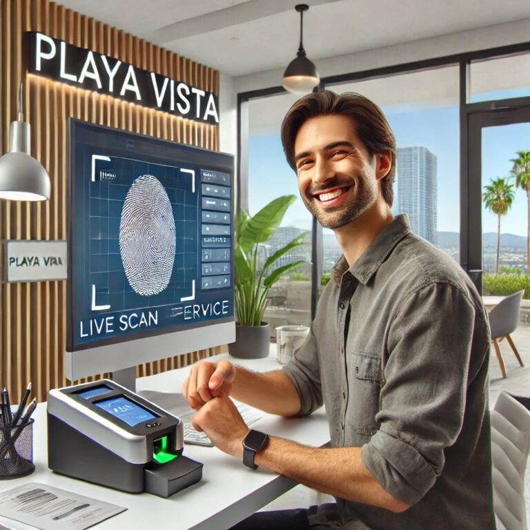 Reliable Live Scan Fingerprinting in Playa Vista, LA